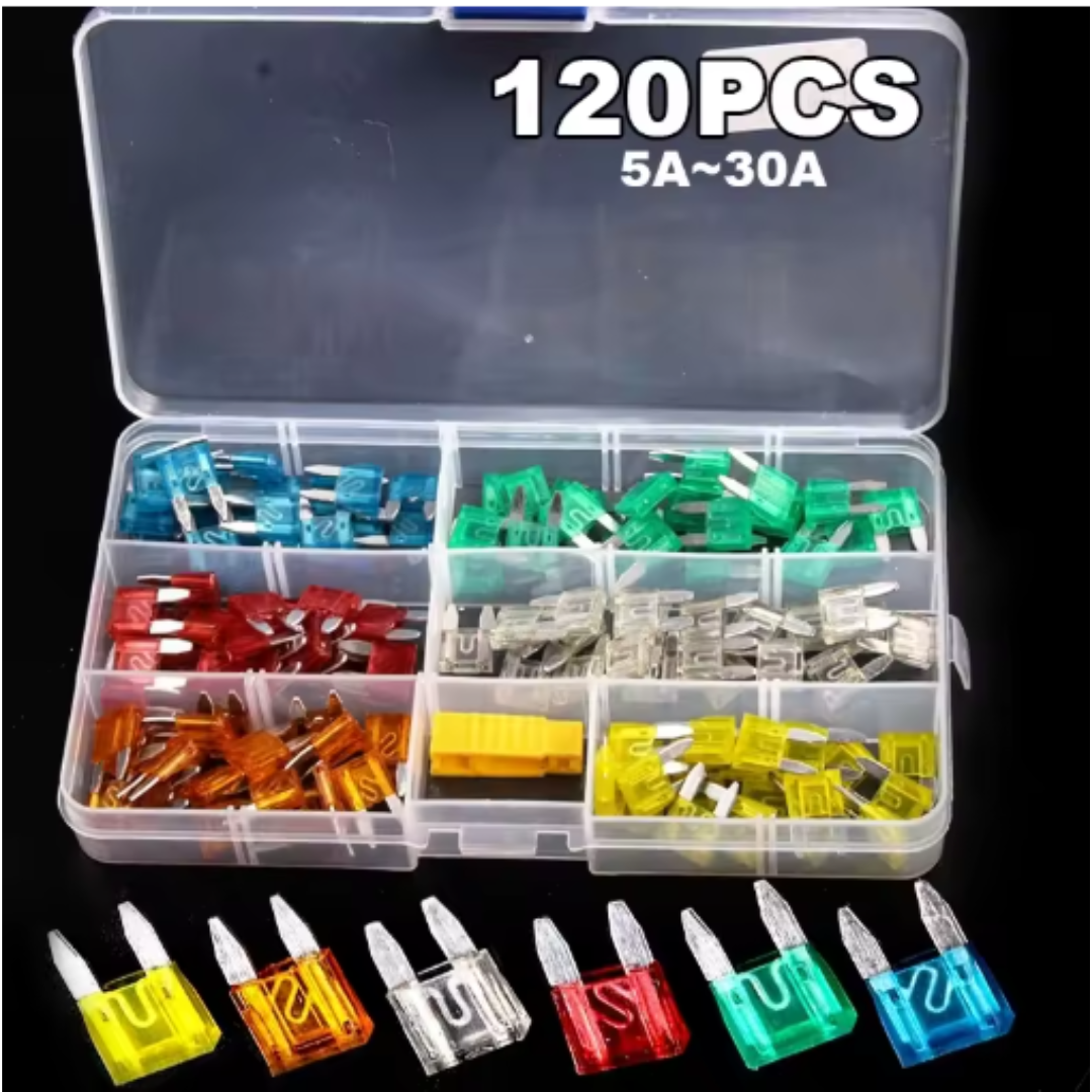 Набор предохранителей AUTO FUSE в органайзере (сьемник в комплекте ...