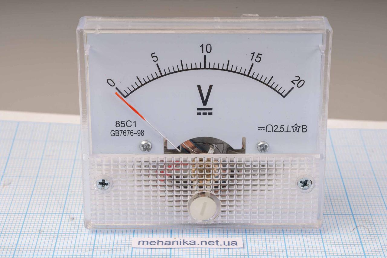 Вольтметр постійного струму 85C1 20V (стрілковий): продаж, ціна у ...