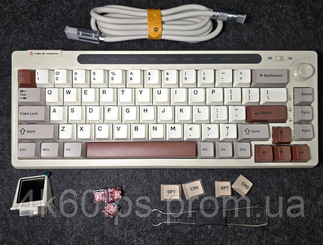 Epomaker RT65 65% бездротова механічна клавіатура 2.4G і Type-C ...