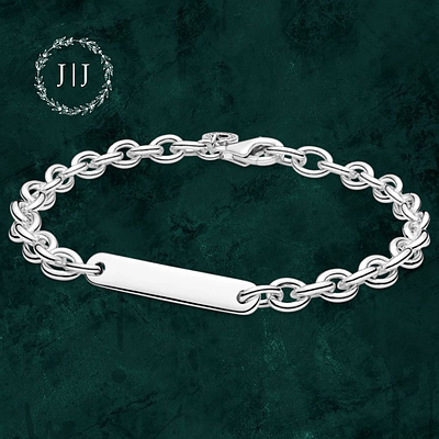 Серебряный браслет для гравировки | купить недорого на Prom | Украина