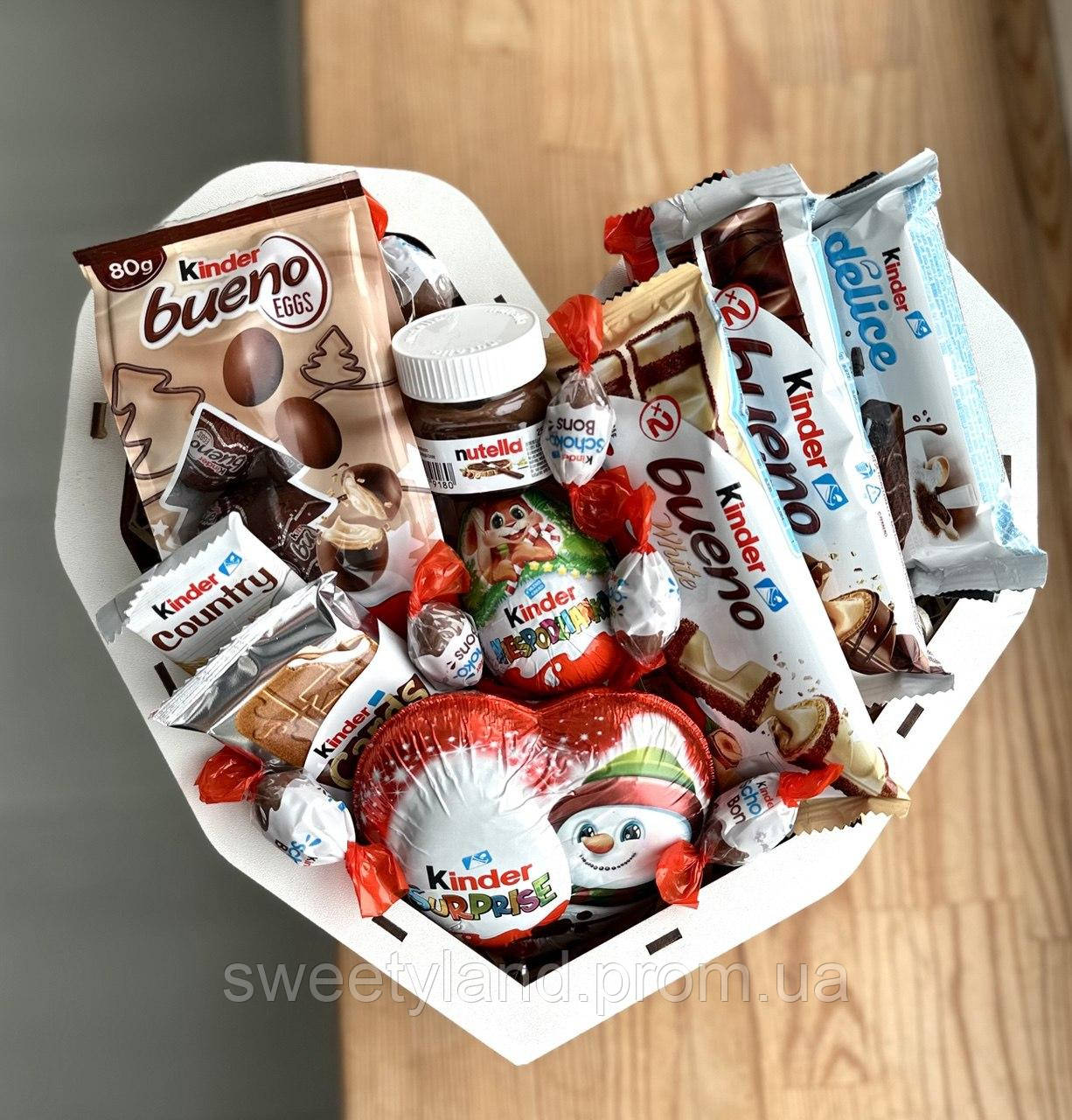 Новогодний набор сладостей Киндер Сюрприз KInder Surprise подарок для ...