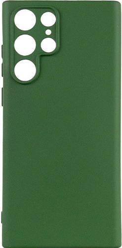 Чохол Silicone Cover Lakshmi Full Camera (A) для Samsung Galaxy S24 Ultra Dark Green (ID ...