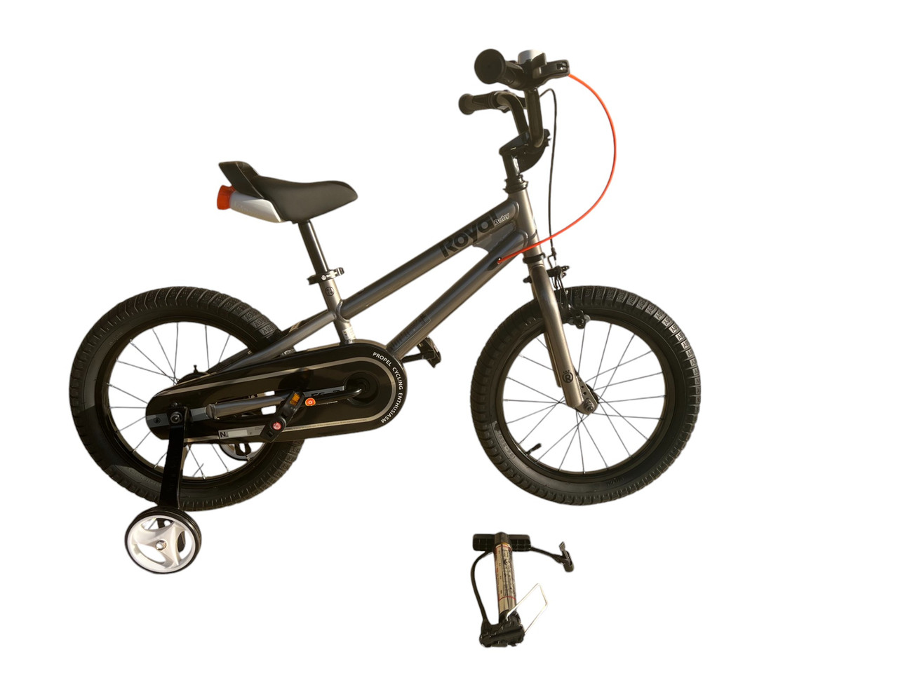 ДИТЯЧИЙ ВЕЛОСИПЕД ROYAL BABY 7TH FREESTYLE СІРИЙ 18ДЮЙМІВ (RB18B-6P ...