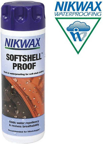 Водоотталкивающая пропитка для одежды Nikwax Soft shell proof 300 мл ...