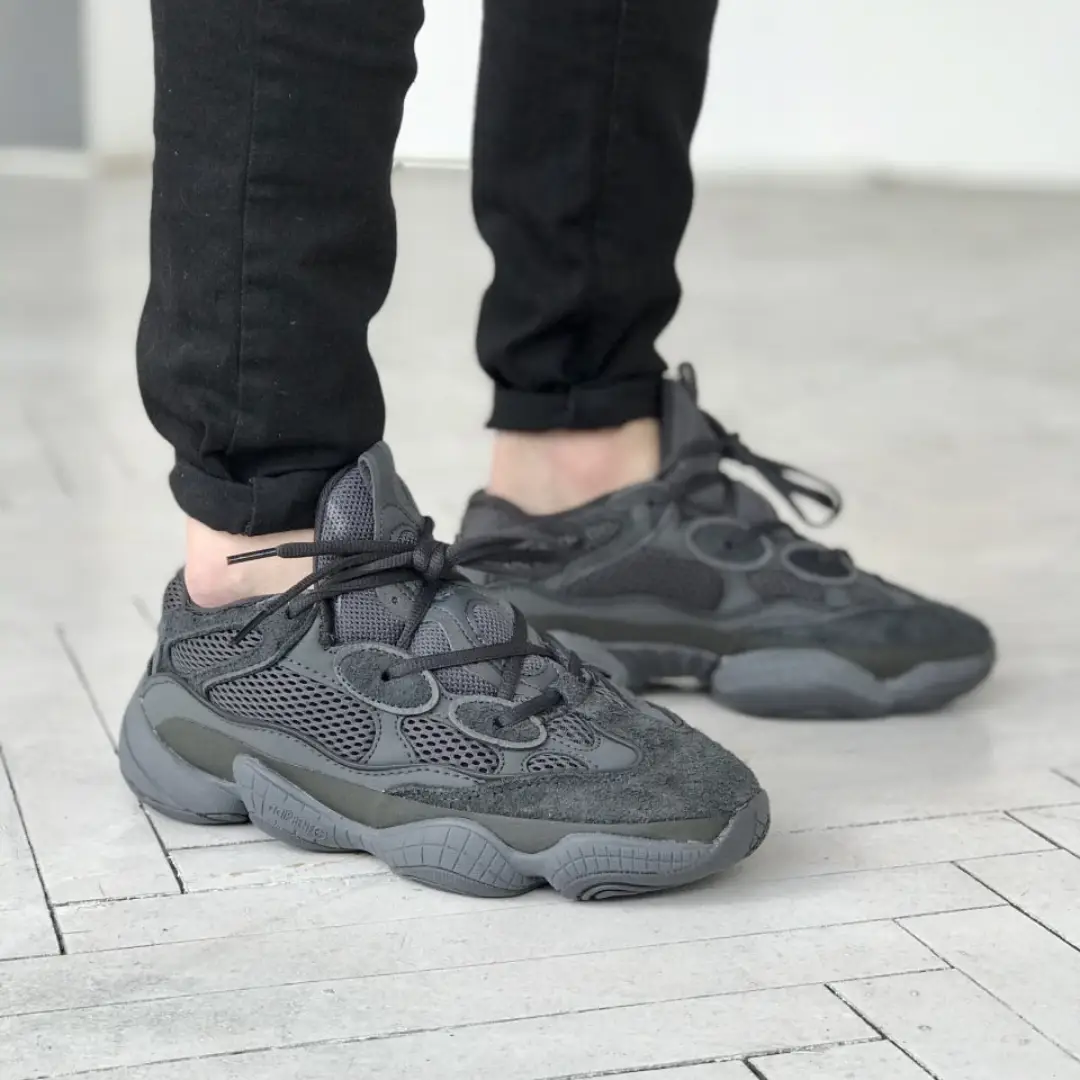 Кросівки жіночі Adidas Yeezy Boost 500 Black, Кросівки Адідас Ізі 500 ...