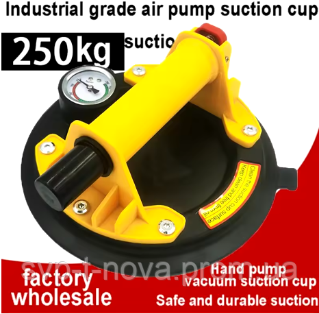 Вакуумная присоска 20 см с манометром до 220 кг. (ID#2451685564), цена ...
