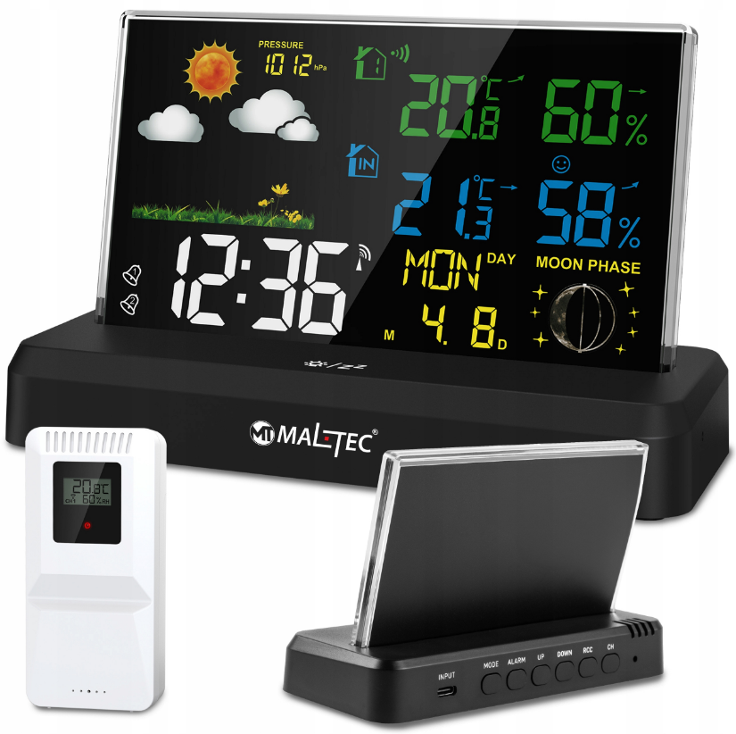 Метеостанция беспроводная Maltec Daily2000M (Польша): продажа, цена в ...