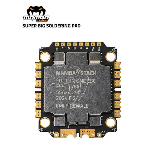 Запчастини для FPV дронів, контролер швидкості, регулятор ходу ФПВ Diatone MAMBA F55 AM32 4IN1 ...
