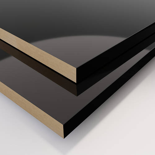 Панель МДФ Kastamonu P104 Чорний глянець 18 мм, ціна 2200 ₴: купити на ...