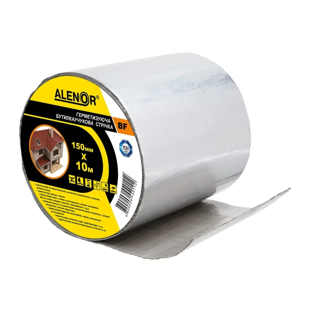 Стрічка бутилкаучукова герметизуюча 150мм * 3м // Alenor, ціна: 183 ₴, купити на Prom.ua