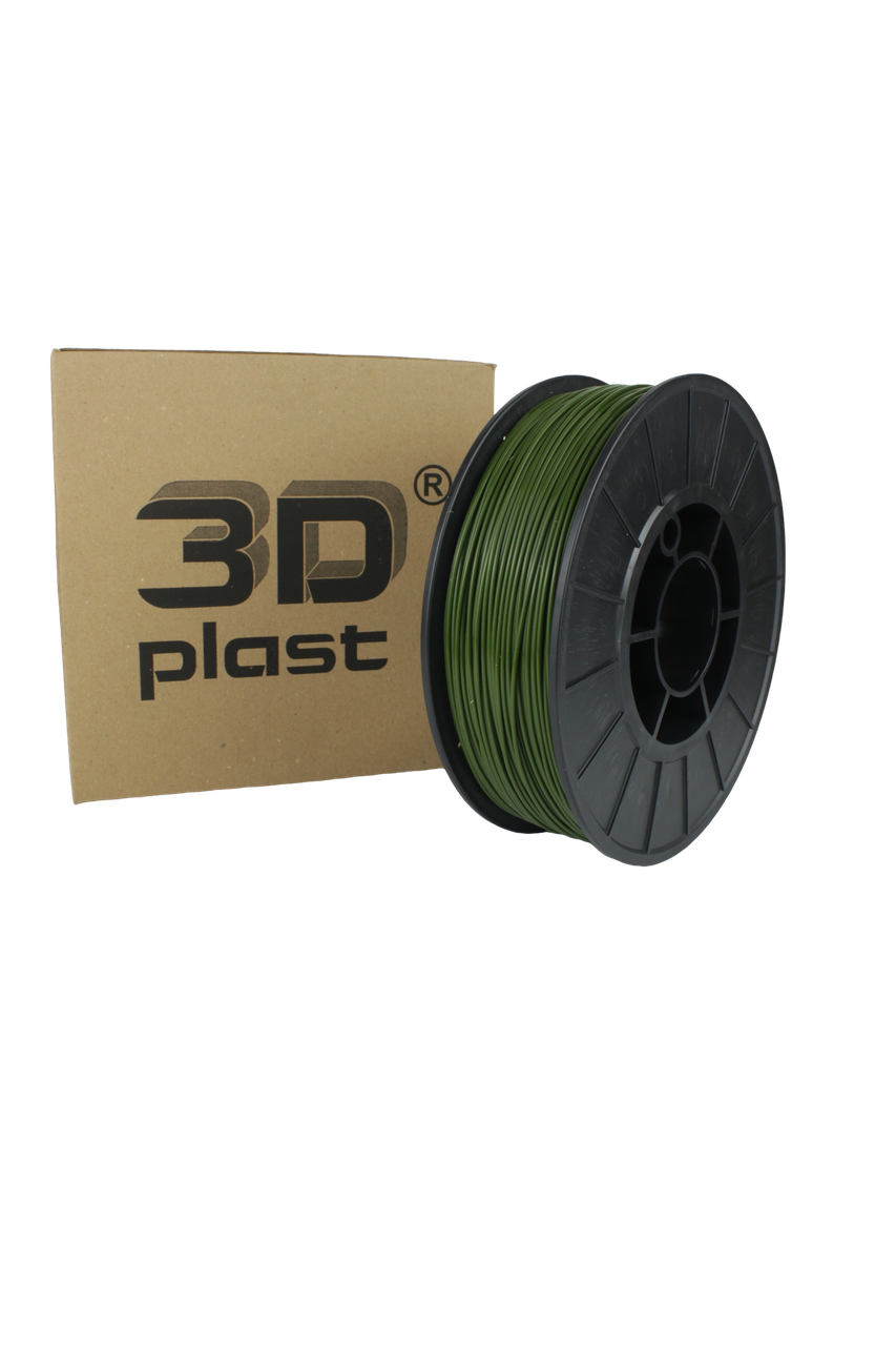 CoPET (PETg) пластик 3Dplast філамент для 3D принтера 1.75 мм 0.85 кг, Хакі (ID#1516803743 ...
