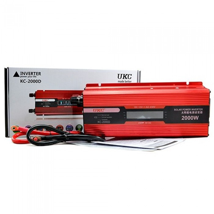 Автомобильный инвертор 12V 220V EAFC Power Inverter DC to AC 12V to ...