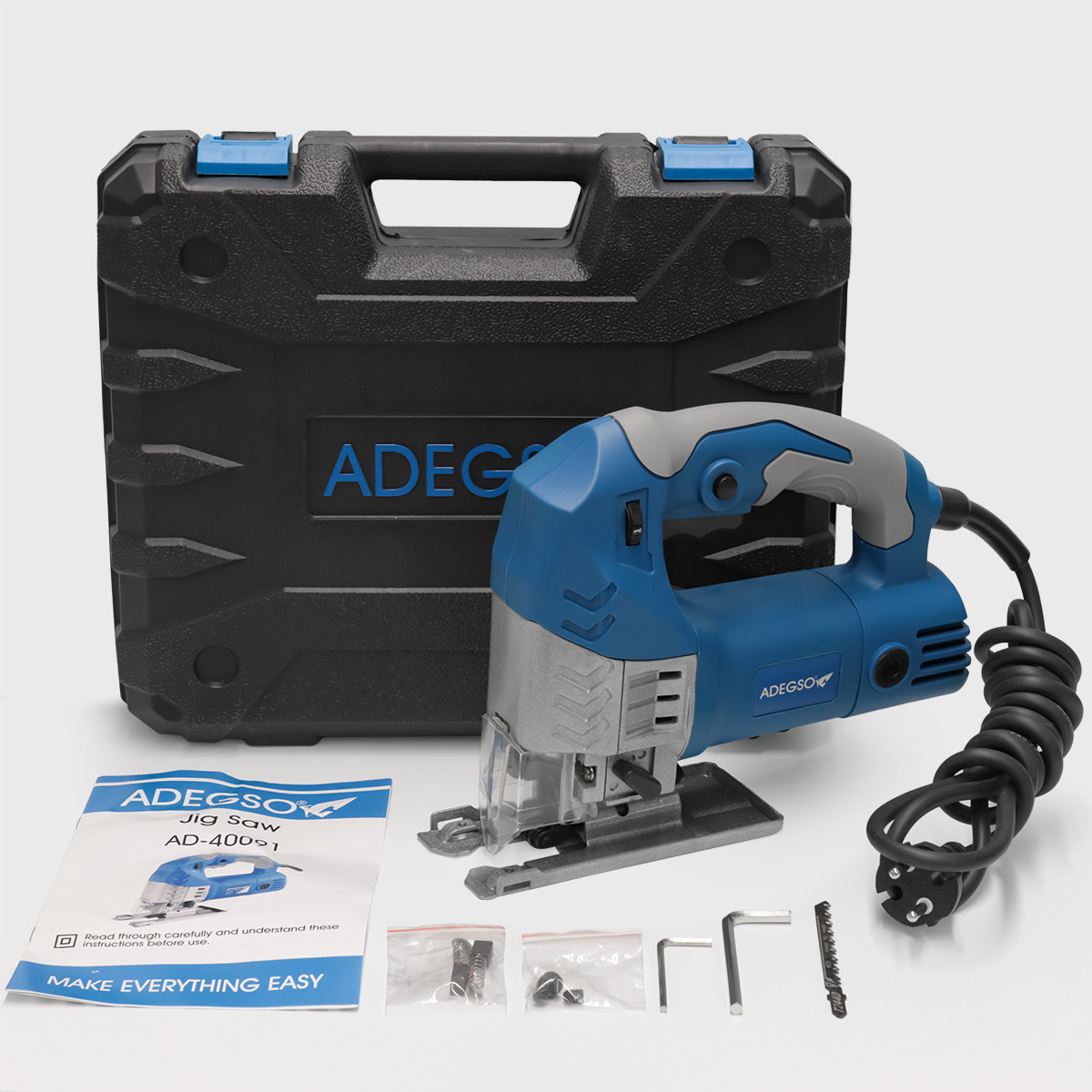 Електролобзик ADEGSO AD-40091 85 мм 650 Вт (ID#2326427968), ціна: 2997 ...