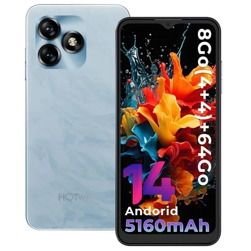 Смартфон HOTWAV Note 15 Blue 4/64GB 5160mAh Android 14 ПОДАРУНОК ЧОХОЛ ...