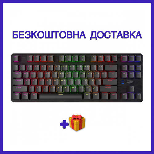 Ігрова механічна клавіатура Proove Gaming Everfrost з RGB підсвіткою ...