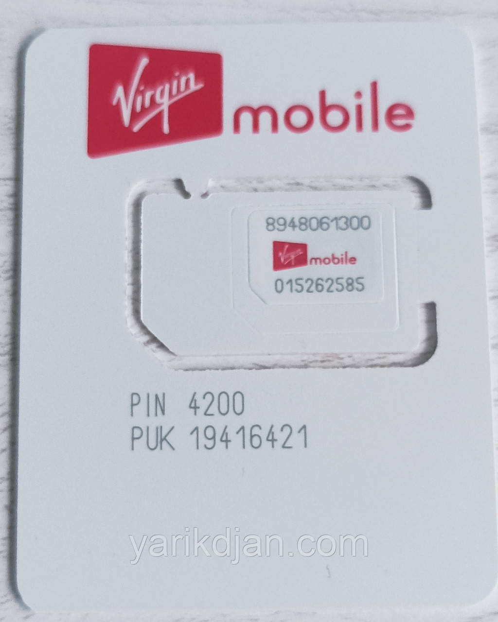 Сім-карта Польщі оператора VIRGIN, опт і роздріб. Polish SIM card. (ID ...