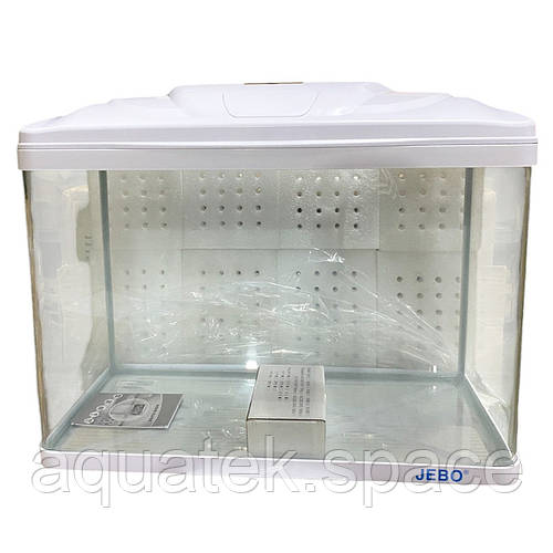 Аквариум Jebo 60л белый с фильтром и led лампой (ID#2455290429), цена ...