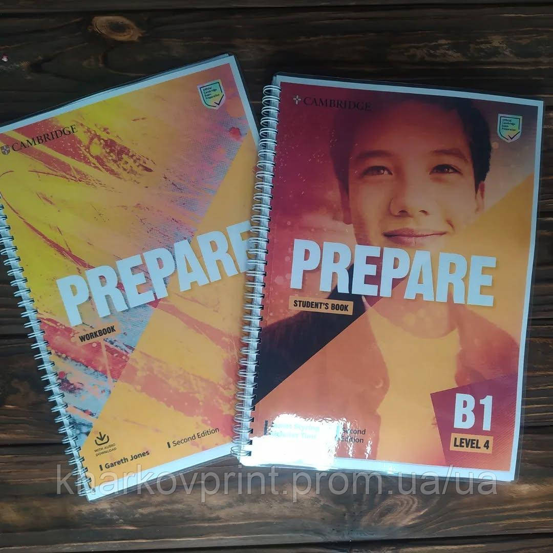 Prepare! Level 4 B1 2nd edition (комплект Student кольорова + Work book ч/б) (ID#2484317527 ...