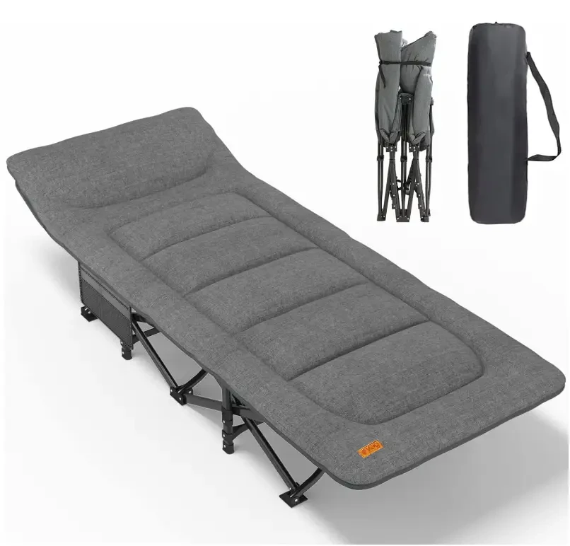 Ліжко розкладне WCG CC-S08 + матрац + подушка розкладачка шезлонг для кемпінгу дачі B_2471, ціна ...