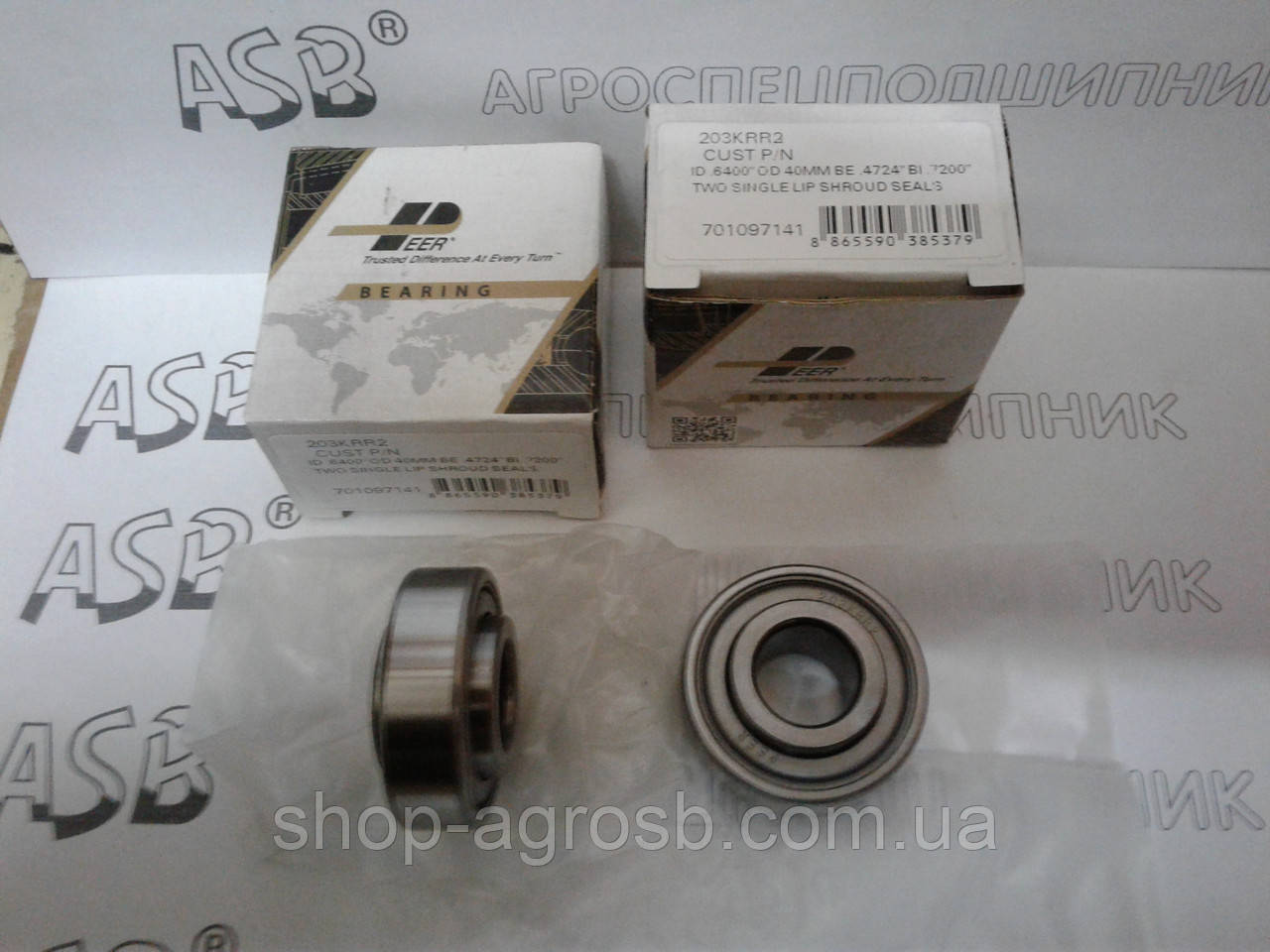 Подшипник PEER 203KRR2, AN281357, AN1420670, JD9214, 822-095C ...