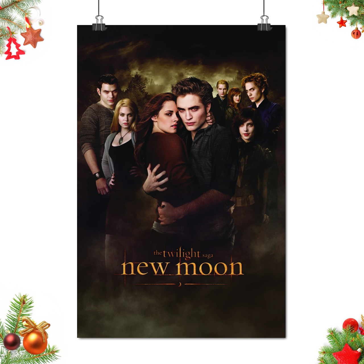 Плакат "Сумерки. Сага:Новолуние. Эдвард Каллен, Белла Свон, Twilight ...