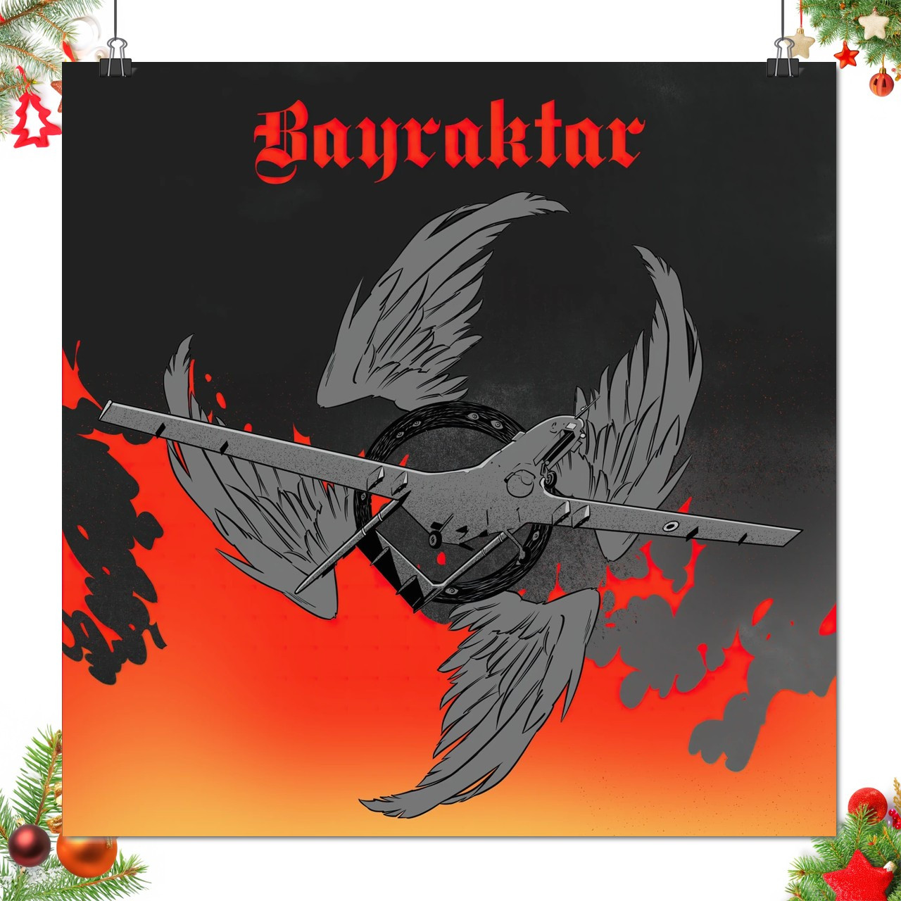 Плакат "Байрактар, Новый Украинський Пантеон", 60×60см (ID#1597566164 ...