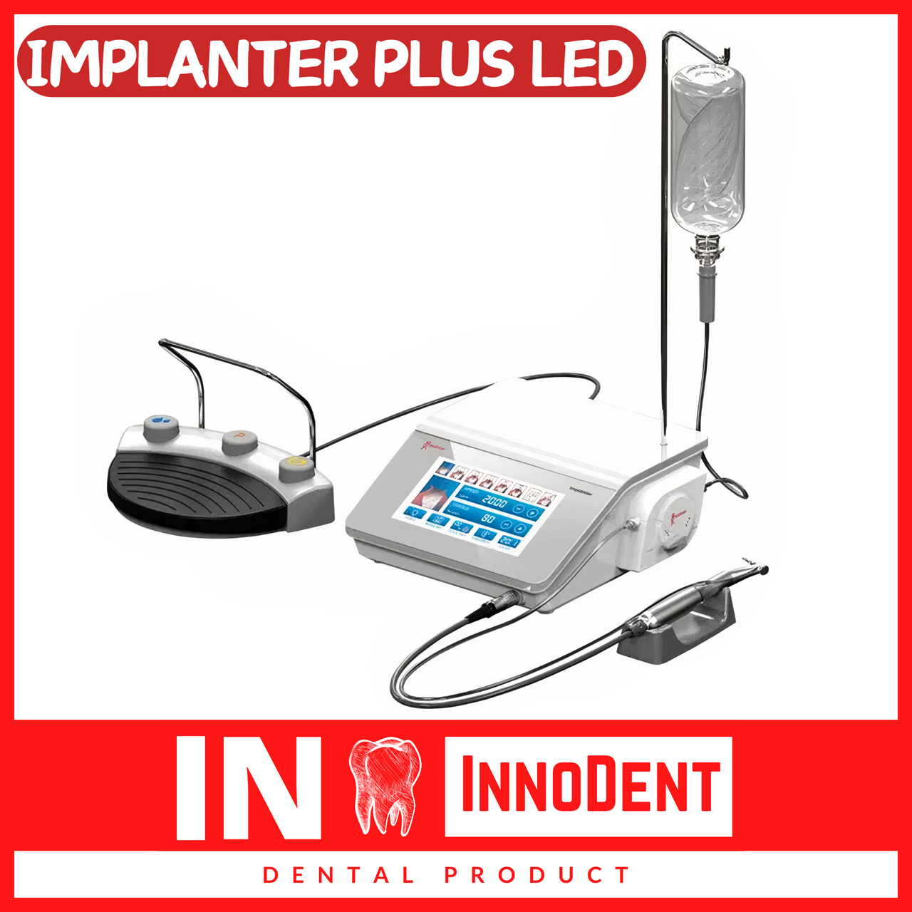 Фізіодиспенсер IMPLANTER PLUS Led автоклавуємий мотор (Woodpecker ...