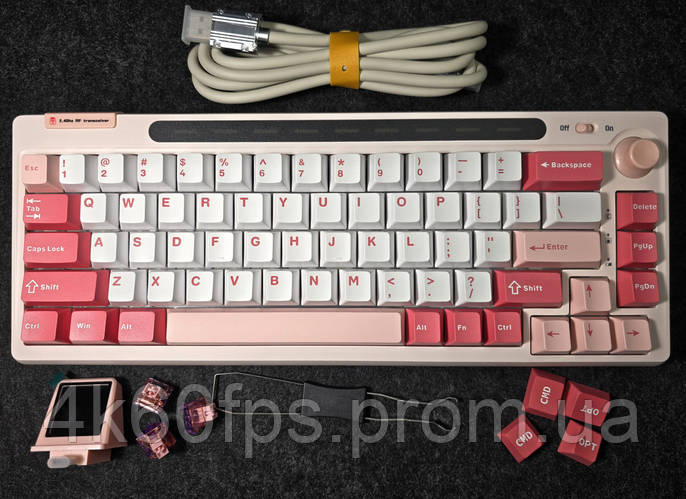 Epomaker RT65 65% беспроводная механическая клавиатура 2.4G и Type-C с ...