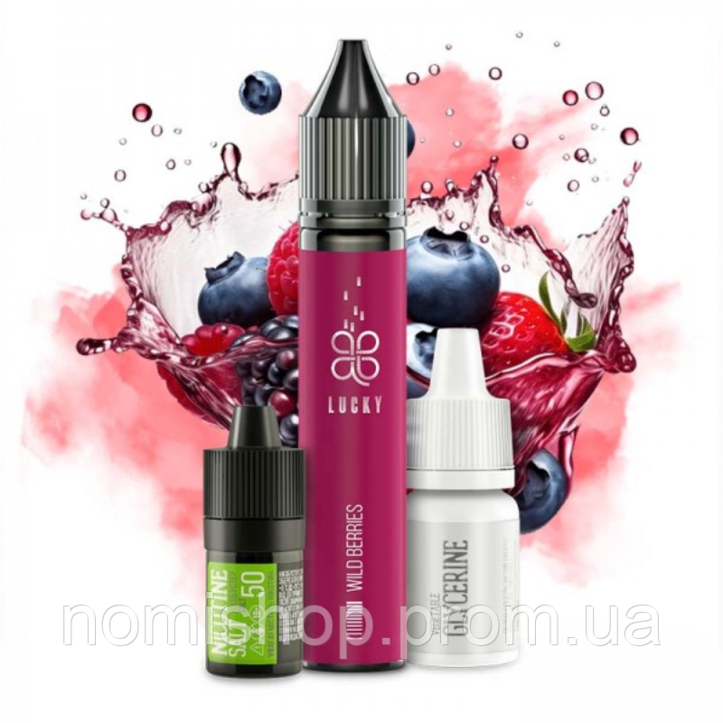 Жижа для самозамеса Lucky Wild Berries 30мл 50 мг (5%) жижа для Pod ...