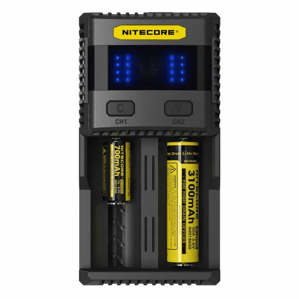 Зарядное устройство Nitecore SC2 двухканальное для Li-ion аккумуляторов ...