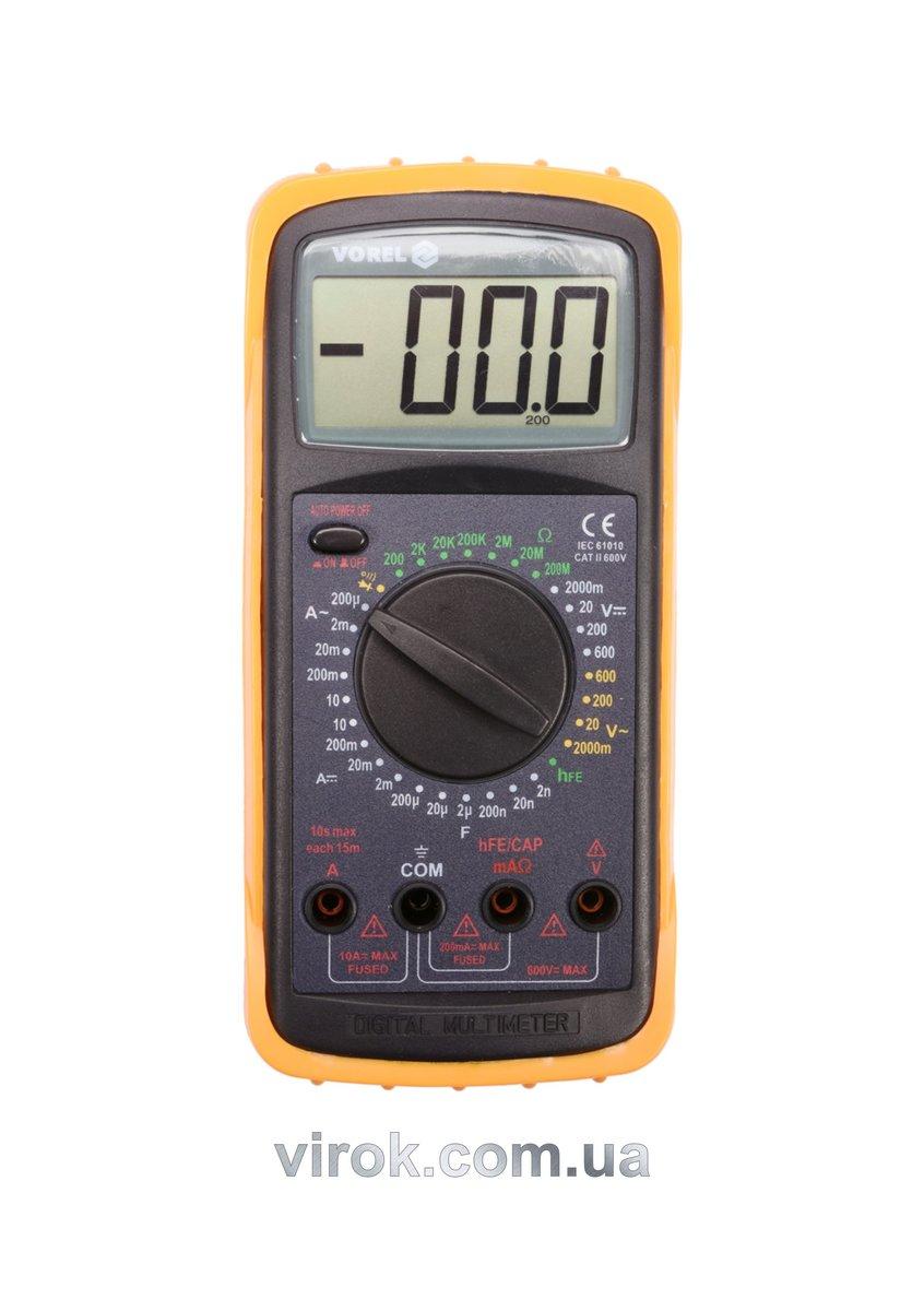 Мультиметр для вимірювання електричних параметрів VOREL : цифровий ...