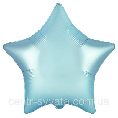 Купити Фольгована кулька Flexmetal 18"(45 см) Зірка сатин блакитна у Вінниці від компанії "ЦЕНТР ...