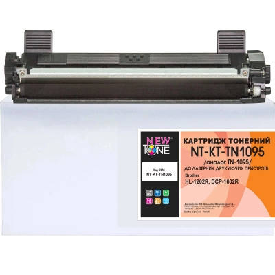 Картридж NewTone Brother TN-1095 Black (1500с) HL-1202R, DCP-1602R (NT ...