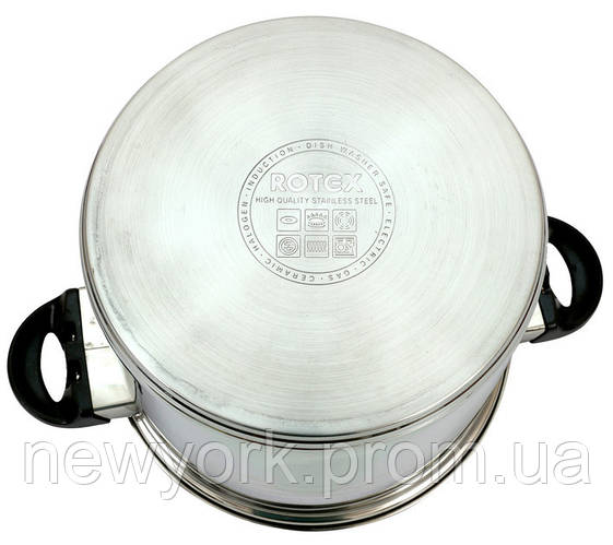 Набор кастрюль Rotex Milano RC022-6XL 6 предметов newyork (ID#2461067616), цена: 1727 ₴, купить ...