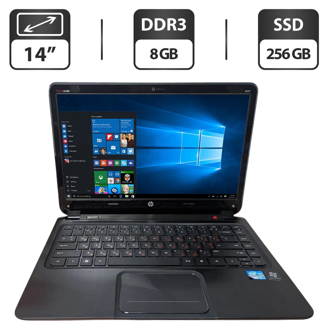 Ноутбук Б-класс HP Envy ProtectSmart 4-1011ed/ 14" (1366x768)/ Core i3 ...
