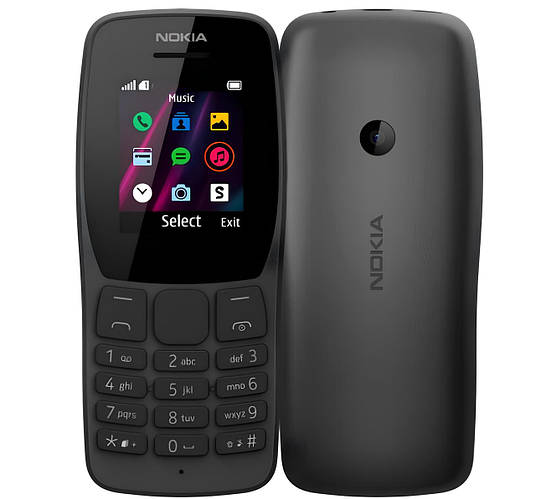 Телефон Nokia 110 Black TA-1192 1.77" TFT 160x120 2SIM 800 mAh (ID#2566863049), ціна: 967 ...