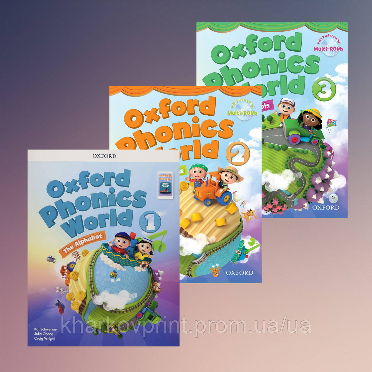 Oxford Phonics World - 1, 2, 3, 4, 5 - комплекти, англійська для дітей ...