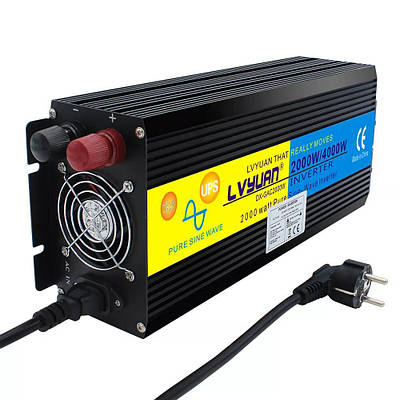 Перетворювач (інвертор) DC-AC Green Cell INV11 12V/230V 2000W/4000W ...