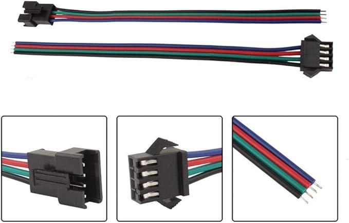 SM коннектор штекер JST Connector 4pin (2 jack) комплект папа + мама ...