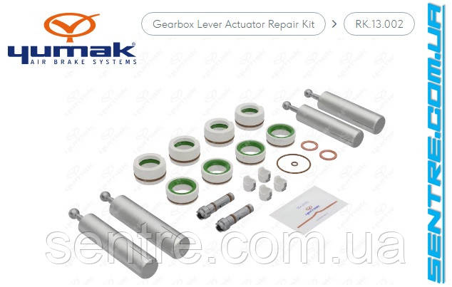 Ремкомплект куліси КПП 627496AM MAN 81326056111 RK.13.002 в СЕНТРЕ