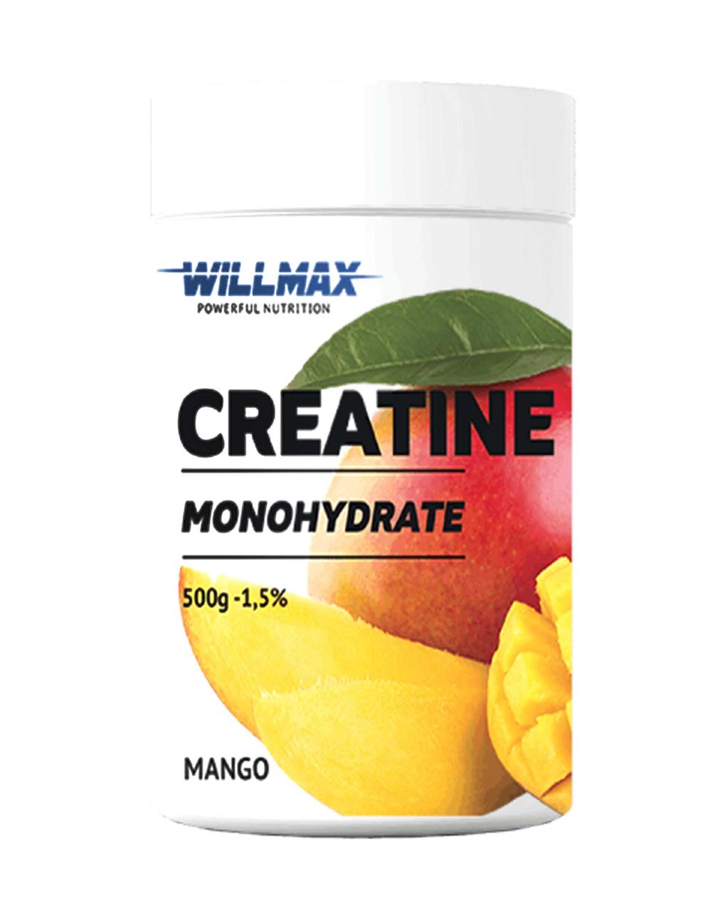 Креатин Моногидрат Willmax Creatine Monohydrate 500 г вкус Манго, цена ...