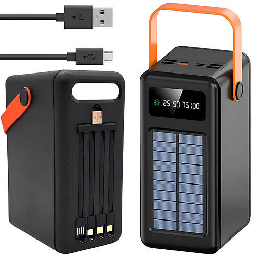 Повербанк 180000мАч с солнечной панелью, 4хUSB, JS-641CX / Power Bank ...