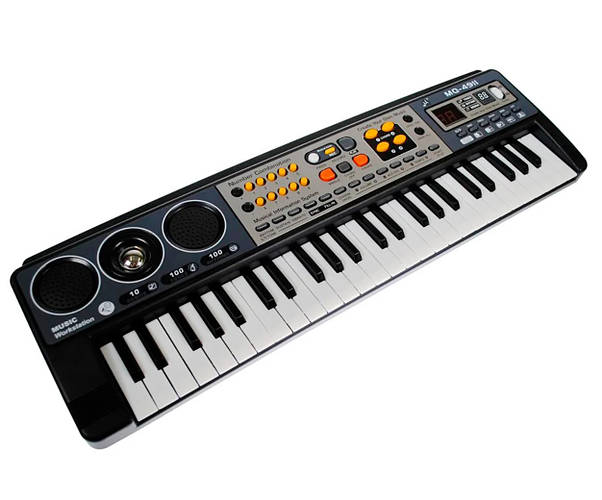 Дитяче піаніно синтезатор з мікрофоном Keyboard 49 клавиш (ID ...