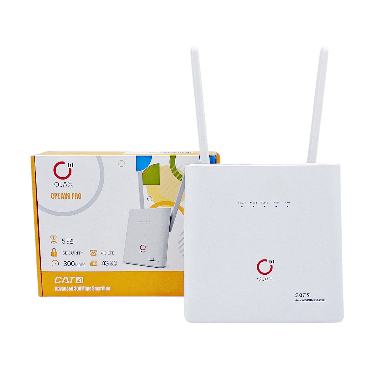 Роутер Olax AX9 Pro A под любую сим карту, 2 антенны в комплекте ...