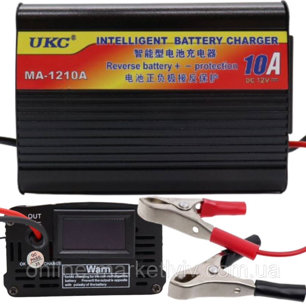 Купити Автомобільний зарядний пристрій для акумуляторів 10A, MA-1210A ...