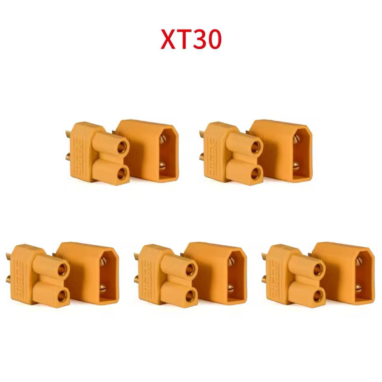 Роз'єм XT30U-M-F (комплект як на першому фото) (ID#2468347105), ціна: 25 ₴, купити на Prom.ua