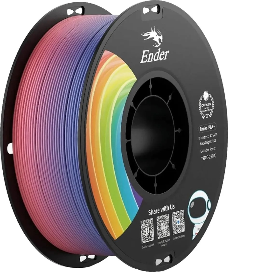 PLA Plus Filament (пластик) для 3D принтера CREALITY 1кг, 1.75мм ...