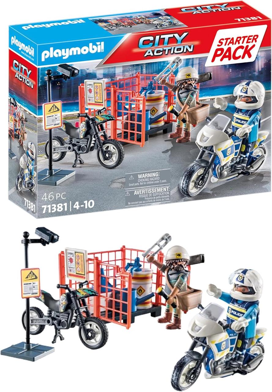 Игровой набор фигурок Playmobil 71381 City Action Police Starter Pack ...