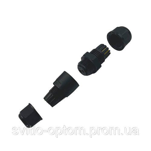 Разъем герметичный коннектор провода M682-A 2pin 0.5-1 mm² (4-8 мм ...