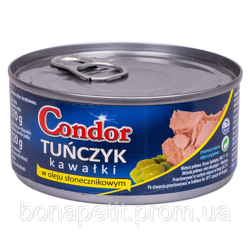 Тунець Condor 170 г (48 шт/ящ) (ID#2471261672), цена: 70 ₴, купить на ...
